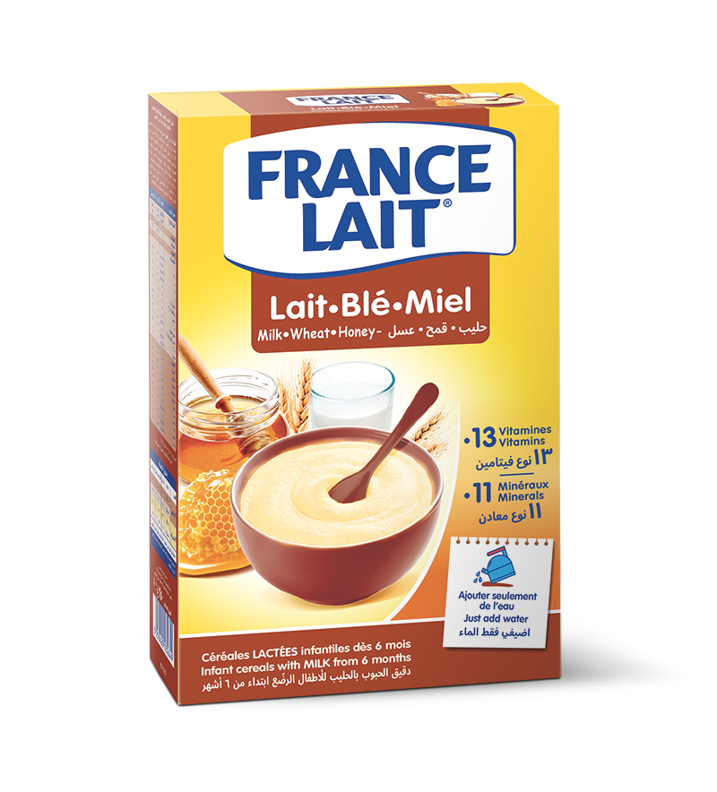 Cereals Milk Wheat Honey - France Lait