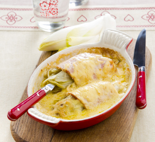 Endive mash with ham - France Lait