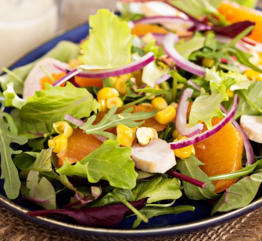 Orange and red onion salad - France Lait